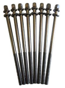 tension rods for drums - ross percussion (4 inch)