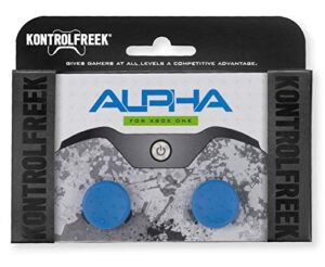 sage controller kontrol-freek. fps freek alpha blue thumbstick for xbox one| 2 low rise concave