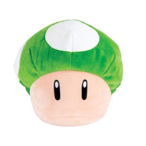 club mocchi- mocchi- nintendo super mario plush - 1up mushroom plushie - collectible squishy plushies - 15 inch