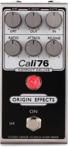 origin effects cali76 compact deluxe compressor pedal - inverted black