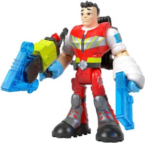 fisher-price rescue heroes reed vitals, 6-inch figure with accessories