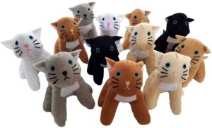 plush cats, cute plush kittens - party packs! (cute cats)