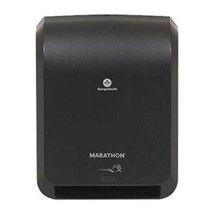 marathon automatic hand towel dispenser (black)