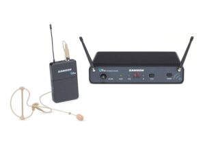 samson concert 88x earset wireless system with se10 low profile earset microphone (k band), swc88xbcs-k,black