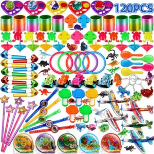 nicknack 120pcs pinata filler toys party favor assortment for kids birthday prizes box toy for classroom rewards,treasure box prizes,carnival prizes