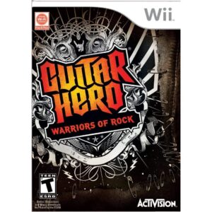 guitar hero: warriors of rock stand-alone software - nintendo wii (renewed)