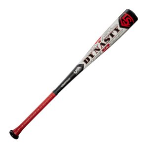 louisville slugger unisex-adult 2020 dynasty spd (-10) 2 5/8" usa baseball bat, 32"/22 oz, red/black/white