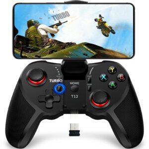 terios mobile game controller for android – pc controller – gaming remote for smartphones/ps3/windows – instant play and turbo function – responsive action buttons