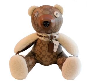 coach signature 15" bear collectible limited edition