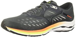 mizuno mens wave rider 24 running shoe, castlerock-phantom, 12.5 us