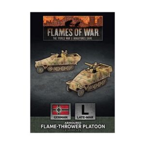 flames of war late war german sd kfz 251 flamethrower platoon