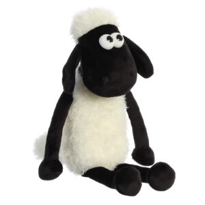 aurora® playful shaun the sheep® stuffed animal - endless fun - farmyard exploration - white 11 inches