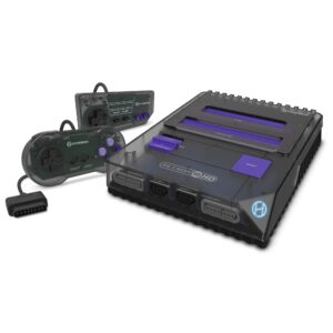 hyperkin retron 2 hd gaming console for nes/super nes/super famicom(space black)