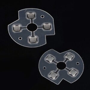 2pcs dpad key button metal patch d pad abxy conductive film metal dome snap for xbox one controller xbox one slim controller