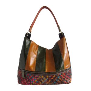 amerileather colton leather shoulder bag