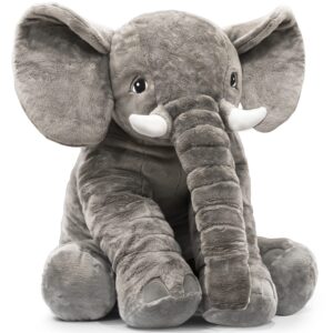 homily stuffed elephant plush animal toy 24 inch