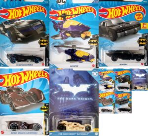 hot wheels batman 5 car set bundle version 1