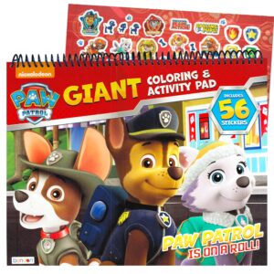 paw patrol coloring and activity giant floor pad - jumbo paw patrol coloring book (paw patrol party pack)