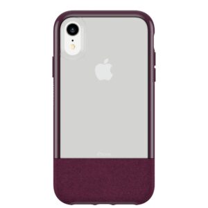 otterbox statement series case for iphone xr - lucent magenta (clear/boysenberry/orchid)