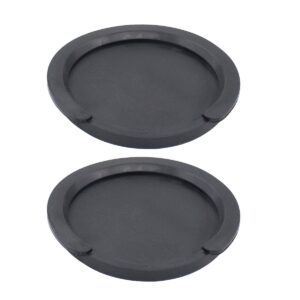 xtremeamazing acoustic guitar soundhole cover cap feedback reducer rubber for 4 inch sound holes pack of 2