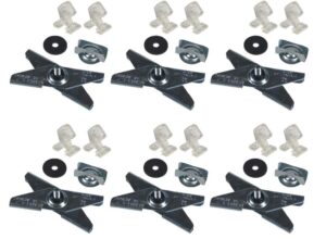 alzo suspended drop ceiling light mount for dj club stage lights - set of 6