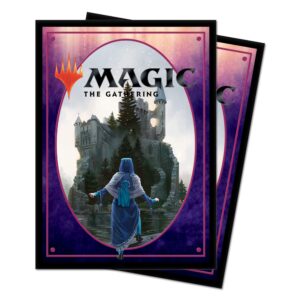 magic: the gathering throne of eldraine - castle deck protector sleeves (100 ct.)