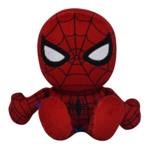 marvel spider-man 8" kuricha sitting plush - soft chibi inspired toy