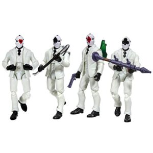 fortnite squad mode 4 figure pack, highstakes (amazon exclusive)