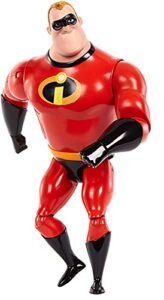 mattel pixar mr. incredible figure true to movie scale character action doll highly posable with authentic costumes for storytelling, collecting, the incredibles toys kids gift ages 3 and up