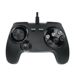 brawlergen genesis mini controller 6 button genesis mini/pc/mac/switch usb compatible