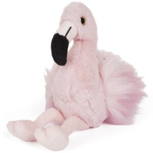 bearington lil’ fifi stuffed animal: stuffed plush flamingo toy, ultra-soft 7” fifi the flamingo, made with premium fill, pink fur and fuzzy wings; machine washable, great gift for animal lovers