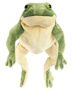 ice king bear plush giant frog stuffed animal soft toy, 22 inches large, green