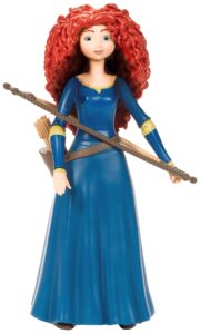 mattel disney pixar brave merida action figure, movie character toy 6.6-in tall, highly posable in authentic costume with archer bow, for ages 3 years & older