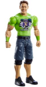 wwe john cenabasic series #110 action figure in 6-inch scale with articulation & ring gear