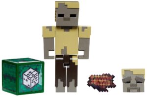 mattel minecraft earth 3.25" husk