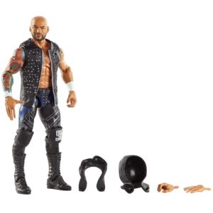 wwe ricochet elite series #80 deluxe action figure with realistic facial detailing, iconic ring gear & accessories