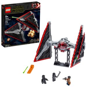 lego star wars sith tie fighter 75272 collectible building kit, cool construction toy for kids, new 2020 (470 pieces)