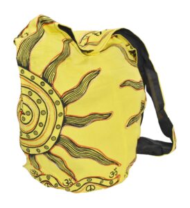 mandala crafts yellow sun hippie bag large hobo bags for women - boho purse hobo crossbody bags for women - boho shoulder bags indie style bohemian bag sling bags