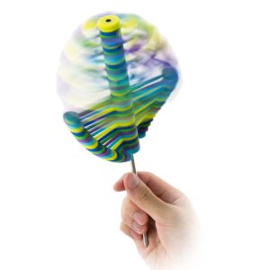 playable art lollipopter (large, sugar plum shuffle, gift box with white base)