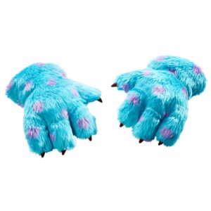 disney and pixar monsters, inc. sulley plush claw wearable life size gloves roleplay toy for kids 3 yrs and up