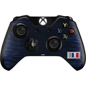 skinit decal gaming skin compatible with xbox one controller - originally designed france soccer flag design