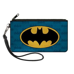 buckle-down women's standard zip wallet batman small, 6.5" x 3.5"