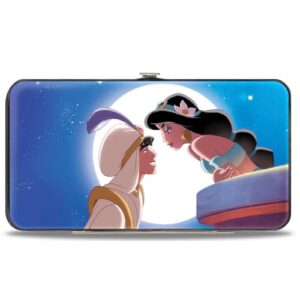 buckle-down women's hinge wallet-aladdin jasmine, 7" x 4"