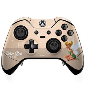 skinit decal gaming skin compatible with xbox one elite controller - officially licensed disney tinker bell sharing the magic art design