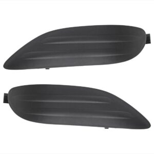 parts n go fog light cover set replacement for 2005-2008 corolla front driver & passenger side left right - to1038107 to1039107 5212802200 5212702170