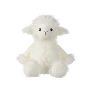 apricot lamb toys plush white plush lamb stuffed animal soft cuddly perfect for child （white plush lamb ，8.5 inches