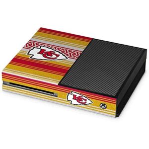 skinit decal gaming skin compatible with xbox one console - officially licensed nfl kansas city chiefs trailblazer design