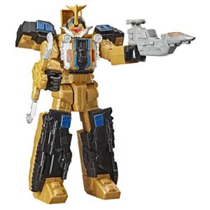 power rangers beast morphers beast wrecker zord 10-inch action figure toy inspired by gold ranger’s zord in tv show