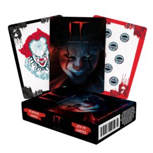 aquarius it playing cards - it movie themed deck of cards for your favorite card games - officially licensed it merchandise & collectibles - poker size with linen finish