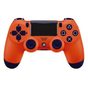 sony ps4 dualshock wireless controller - sunset orange (renewed)